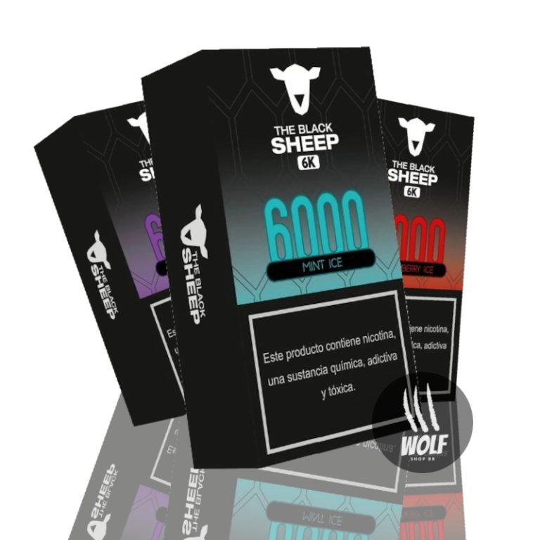The Black Sheep 20K Dual Tank – 20000 Puffs – Pod Descartável | Wolf Shop Brasil