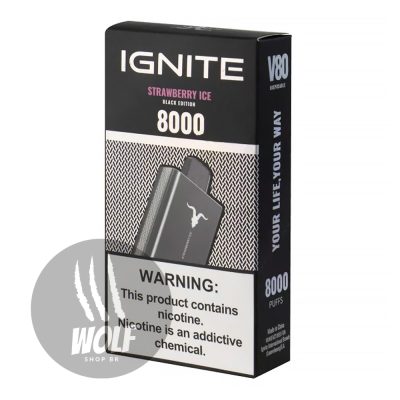IGNITE V80 - 8000 Puffs - Pod Descartável | Wolf Shop Brasil