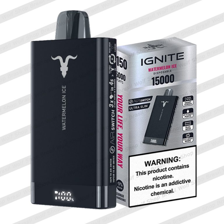 IGNITE V150 - 15000 Puffs - Pod Descartável | Wolf Shop Brasil