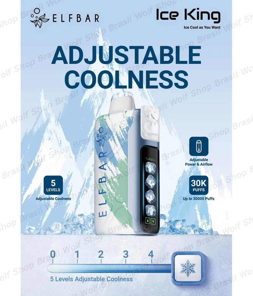 ELFBAR Ice King 40k - 40000 Puffs - Pod Descartável | Wolf Shop Brasil