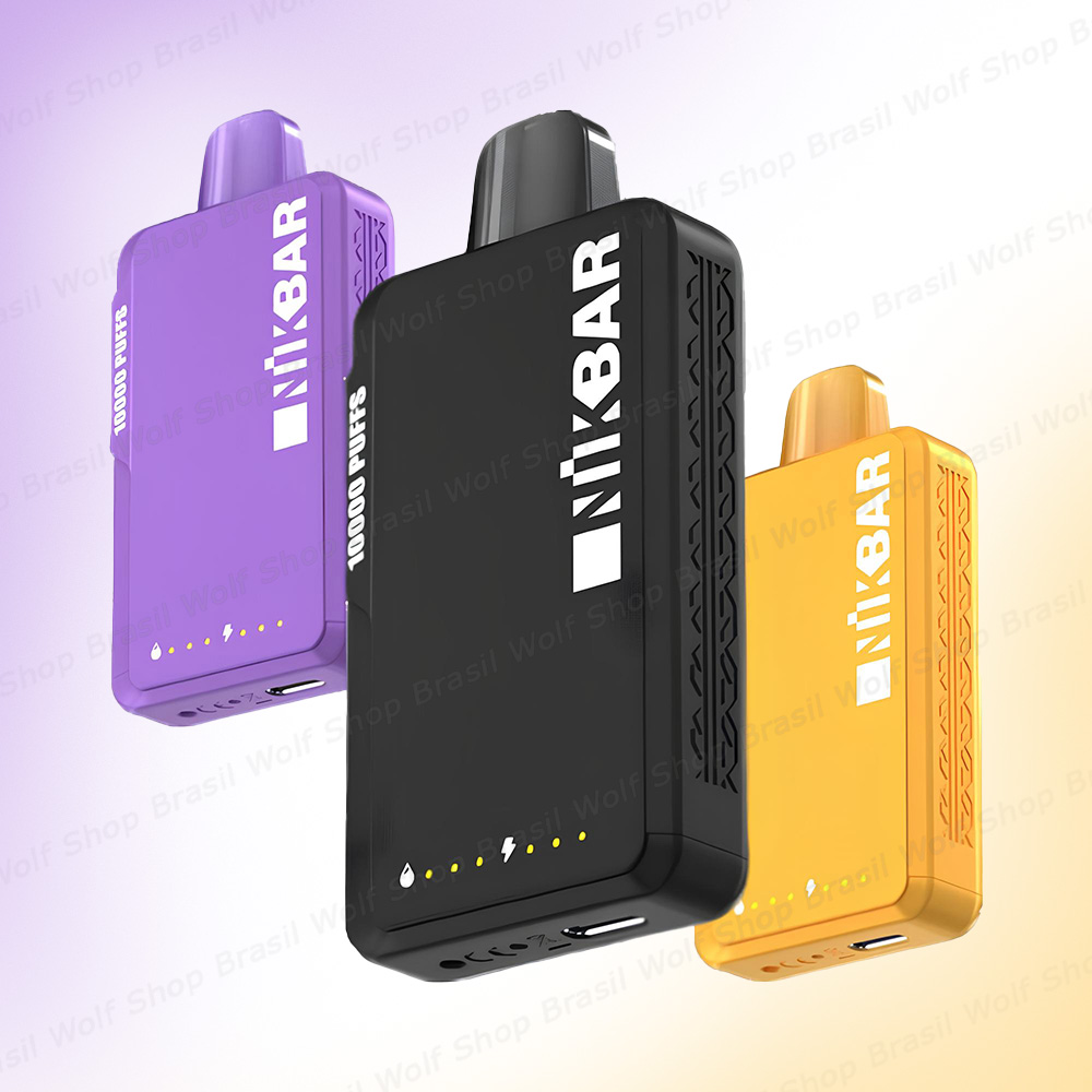 NIKBAR 10000 - Pod Descartável - 10000 Puffs | Wolf Shop Brasil