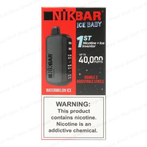 NIKBAR Ice Baby 40000 - Pod Descartável - 40000 Puffs | Wolf Shop Brasil