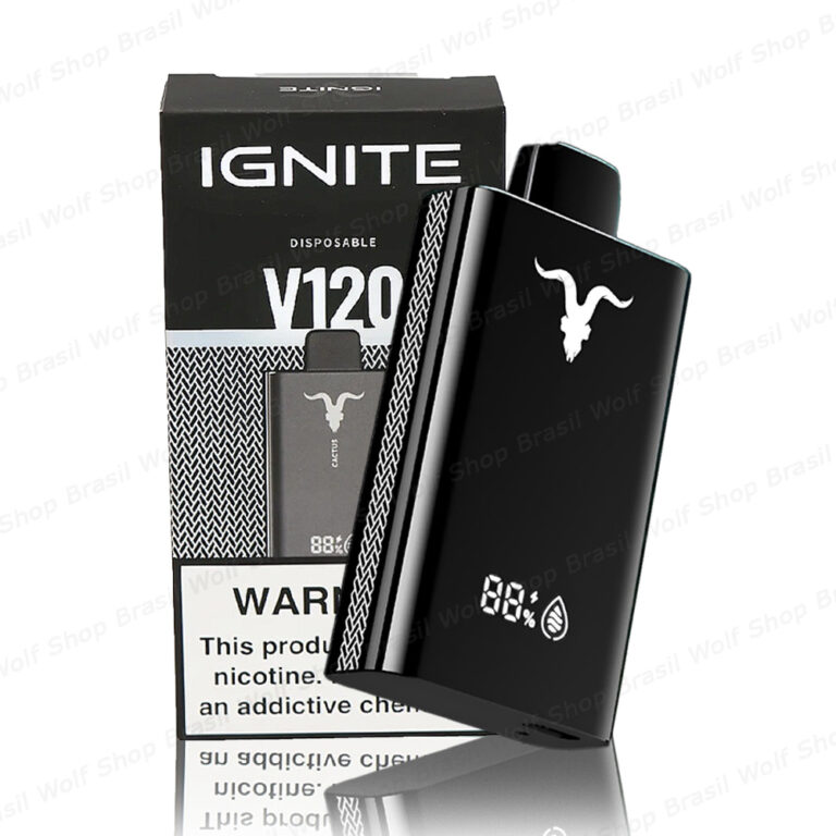 Pod IGNITE V120 Pro Recarregável 12000 Puffs - Wolf Shop Brasil